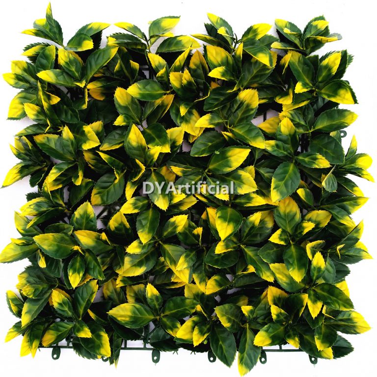 Artificial Photinia Leaf Screens Red Robin Panel - DYArtificial