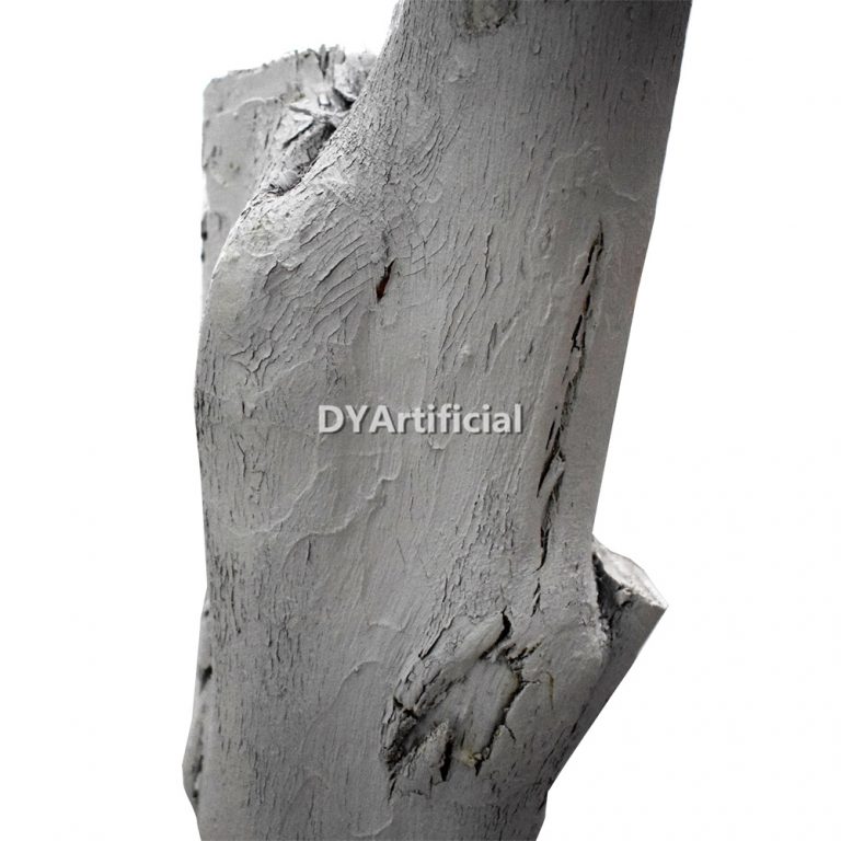 Wooden Trunk Artificial White Ficus Tree - DYArtificial®