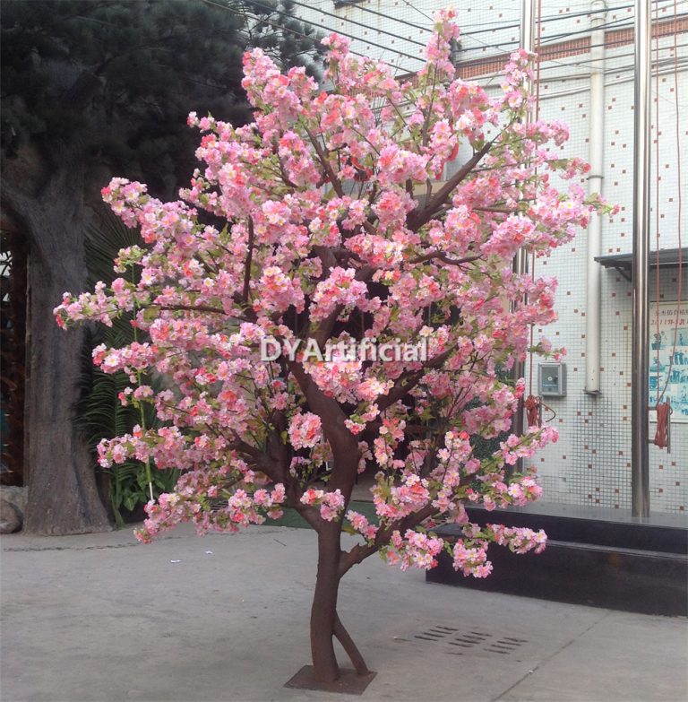 260CM Wooden Trunk Artificial Cherry Blossom Tree Pink - DYArtificial®