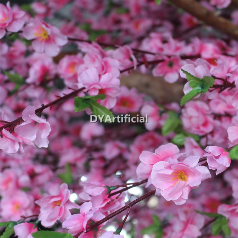 250CM Pink Artificial Flowering Tree with Fiberglass Trunk - DYArtificial®