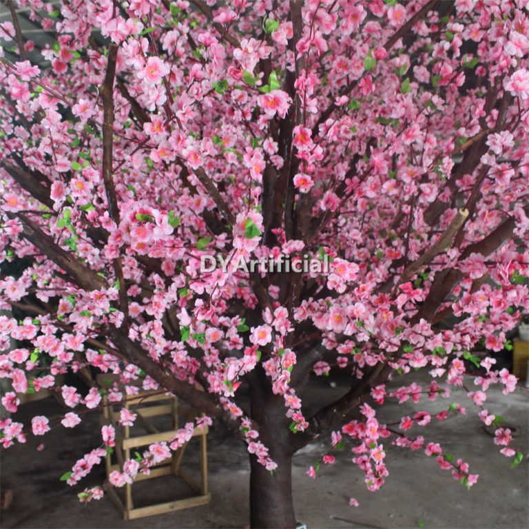 250CM Pink Artificial Flowering Tree with Fiberglass Trunk - DYArtificial®