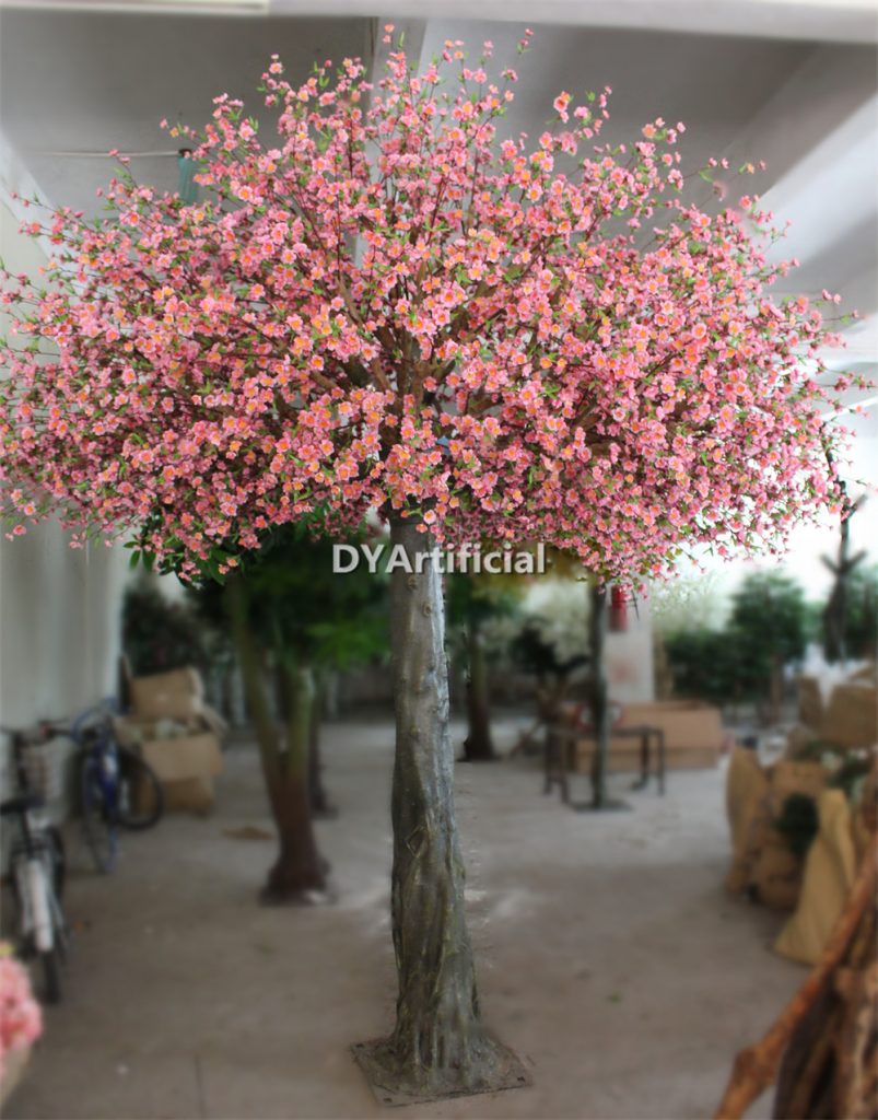 300CM Pink Color Large Artificial Flowering Tree - DYArtificial