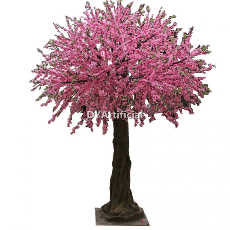 250CM Pink Artificial Flowering Tree with Fiberglass Trunk - DYArtificial®