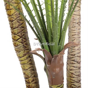 Artificial Slim Palm Triple Trunk 180CM Indoor Outdoor - DYArtificial