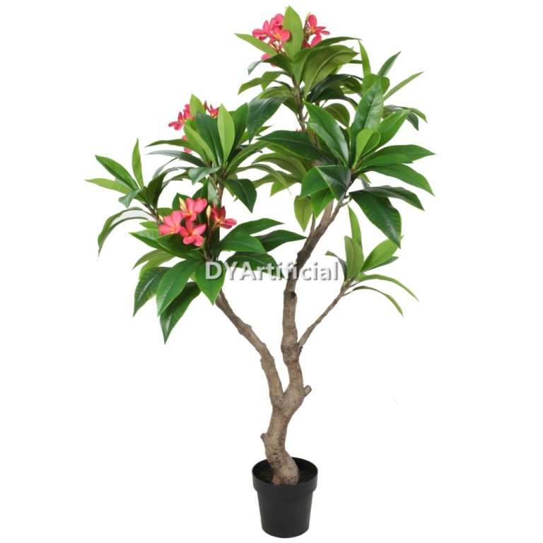 150CM Height Artificial Frangipani Tree Pink Flowers Indoor - DYArtificial®
