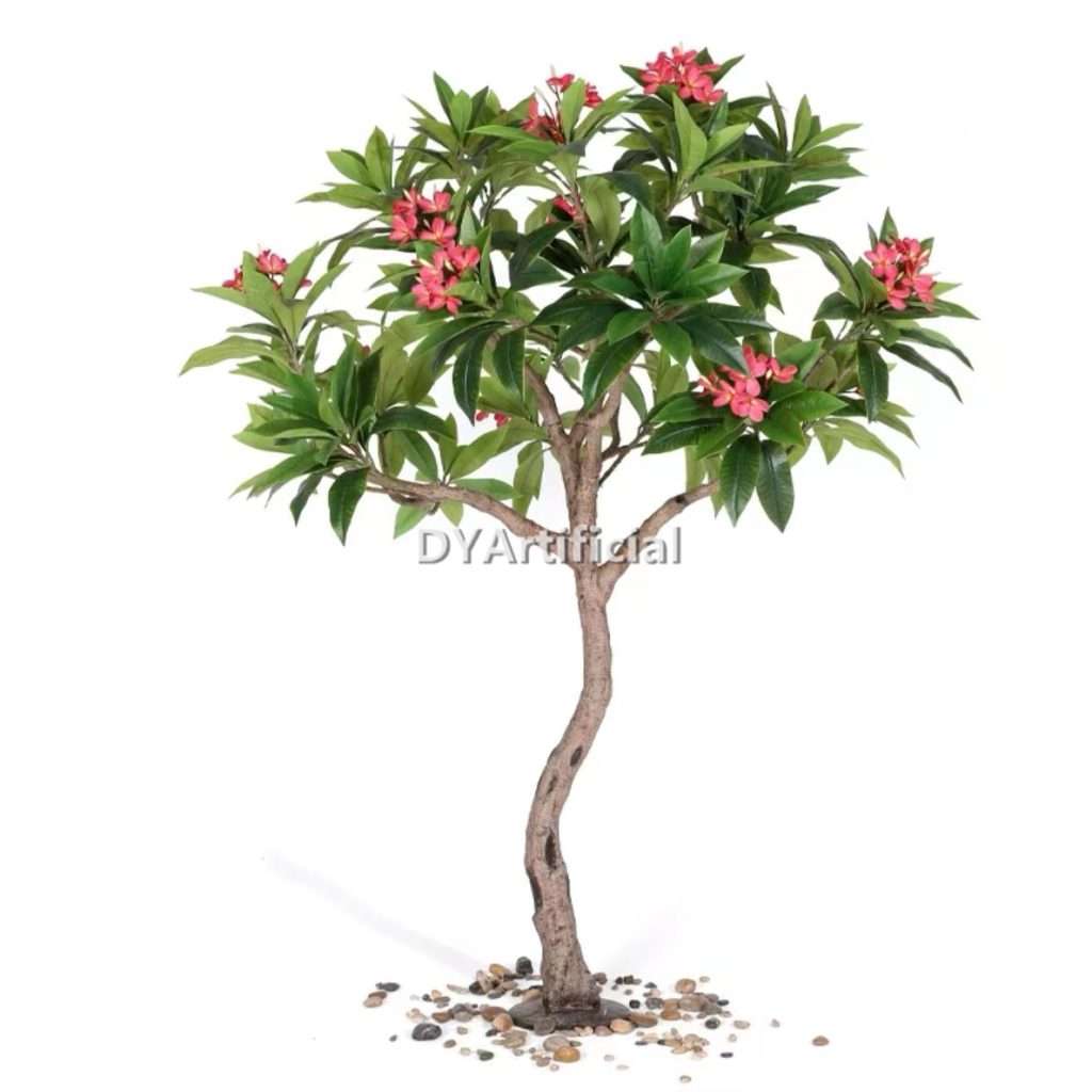 230CM Height Artificial Frangipani Tree Pink Flowers Indoor - DYArtificial®