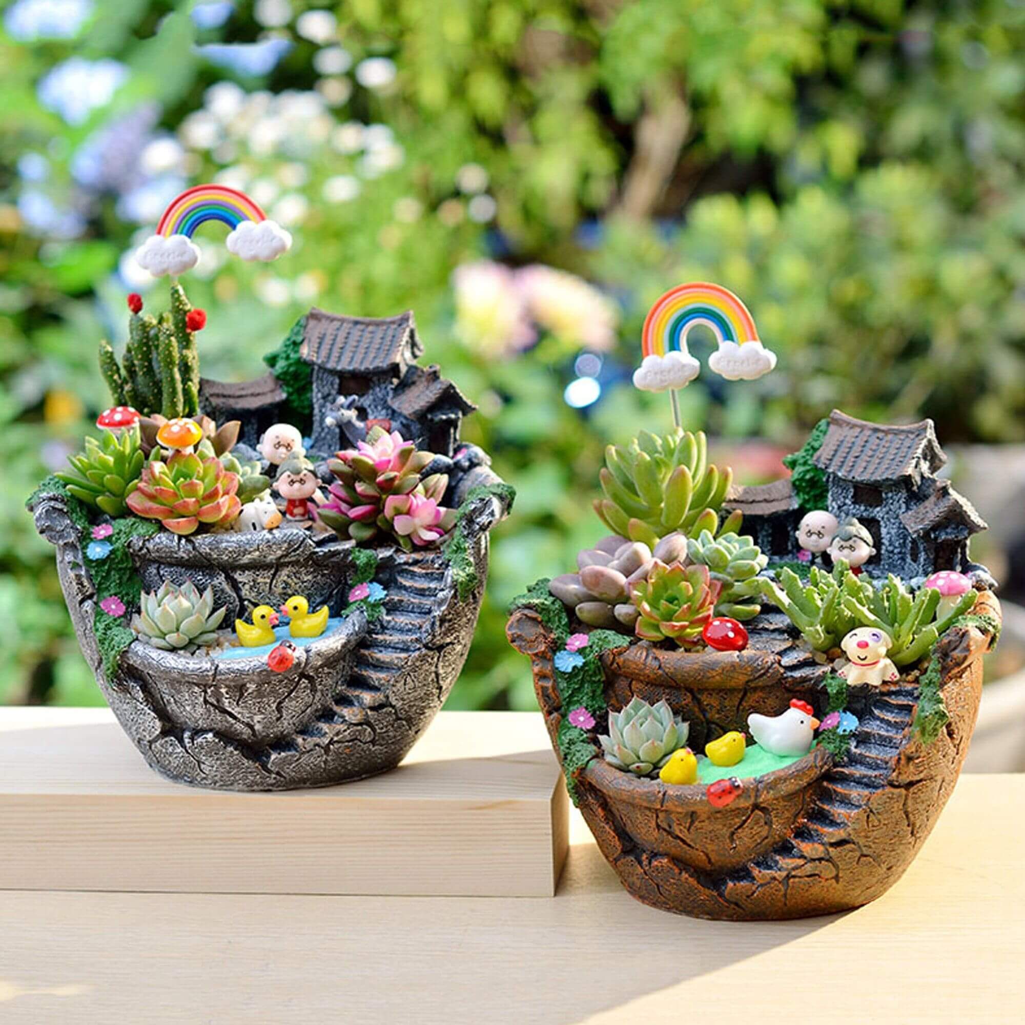 30 Garden Decorating Ideas with Fake Plants – DYArtificial