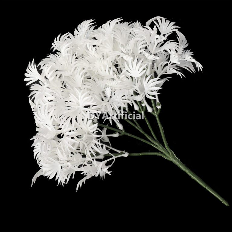 30CM Artificial Small Fern Foliages White - DYArtificial®