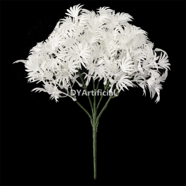 30CM Artificial Small Fern Foliages White - DYArtificial®
