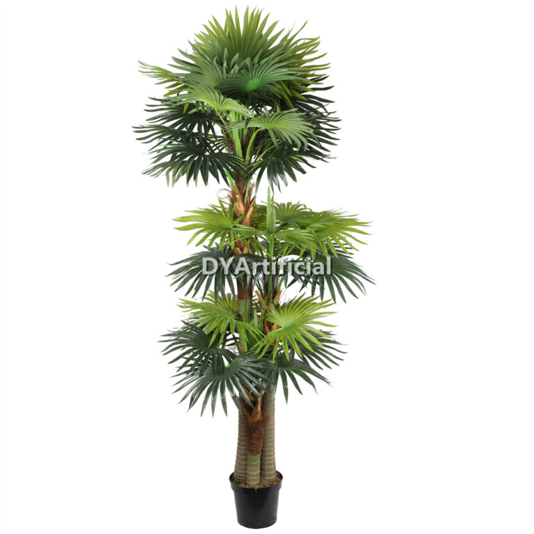 Premium Artificial New Fan Palm Tree 220CM Indoor - DYArtificial®