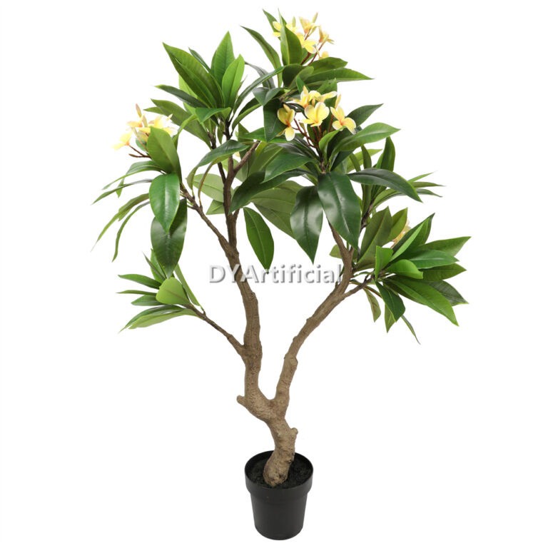 150CM Height Artificial Frangipani Tree White Flowers Indoor ...