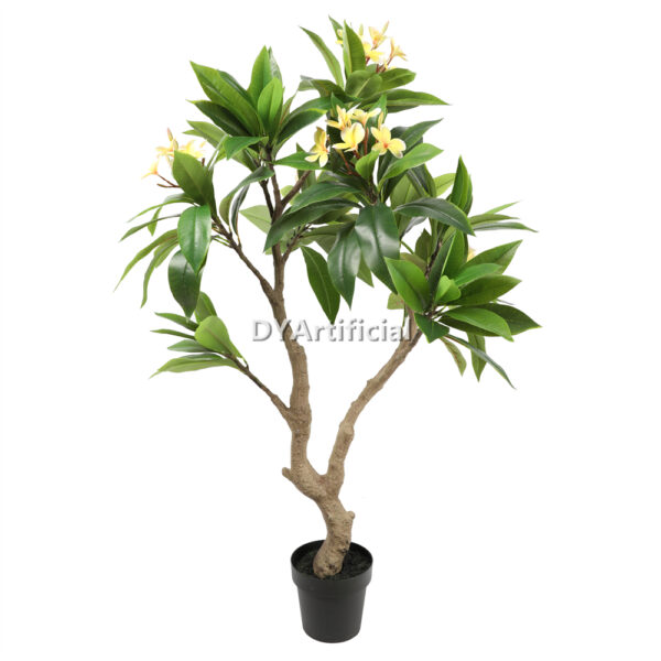 150CM Height Artificial Frangipani Tree White Flowers Indoor ...