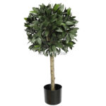 90CM Height 30CM Diameter Artificial Bay Laurel Ball Tree Outdoor ...